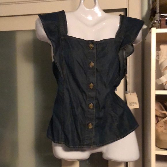 a.n.a | Tops | Bogo Ana Super Soft Denim Top | Poshmark